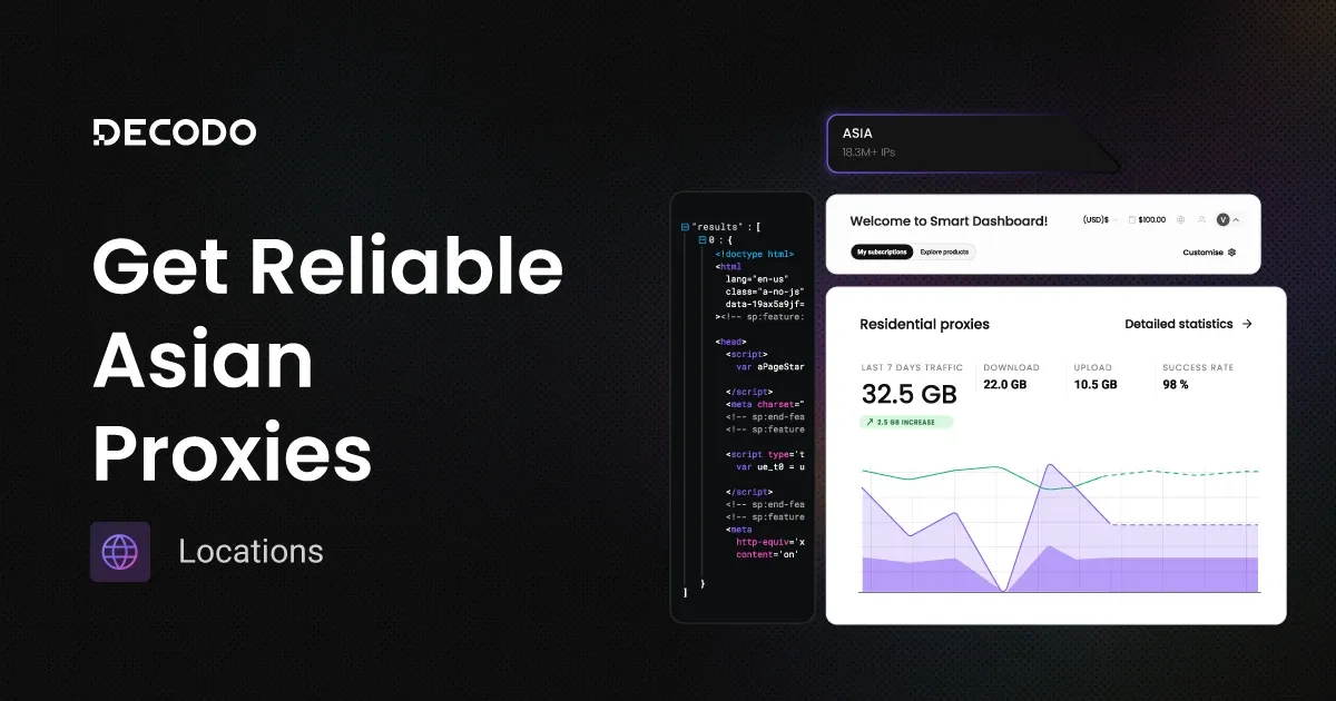 Buy Iranian Proxies – Free Trial | Decodo (formerly Smartproxy)