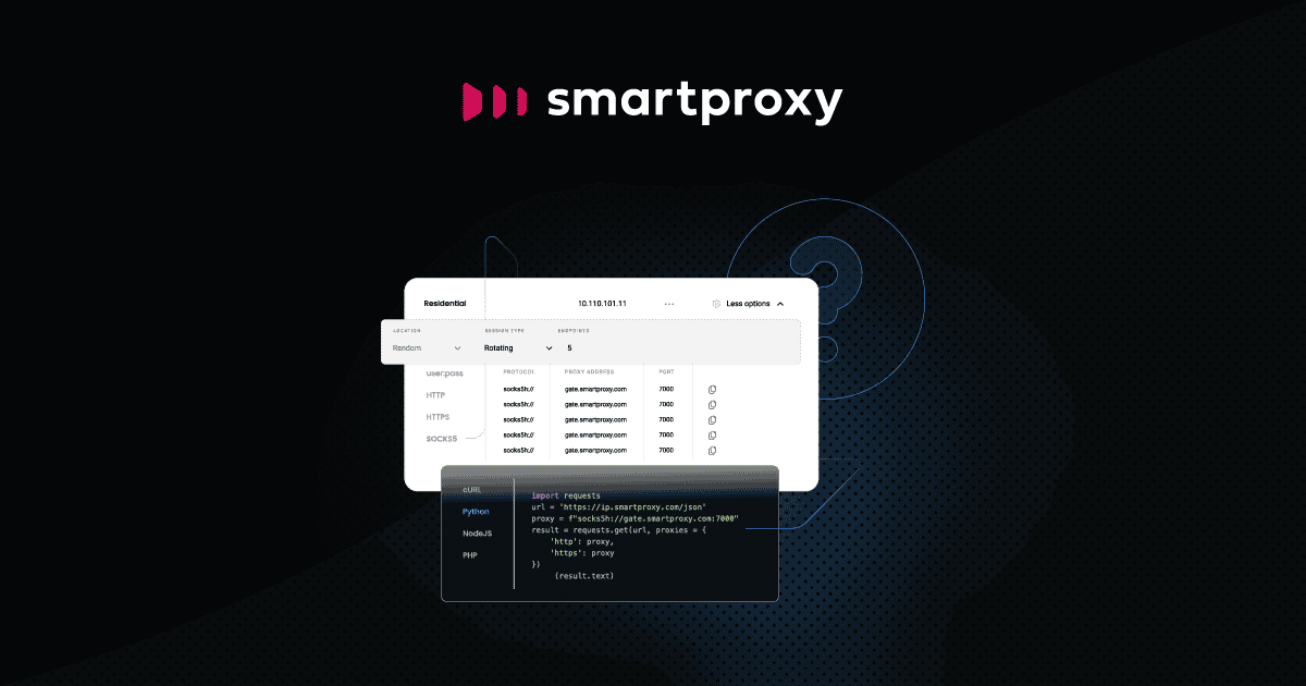 Best SOCKS5 Proxy Providers | Decodo (formerly Smartproxy)
