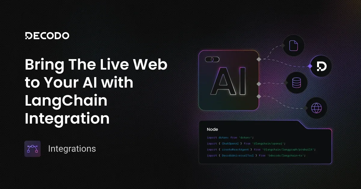 LangChain Integration – Real-Time Web Data for AI