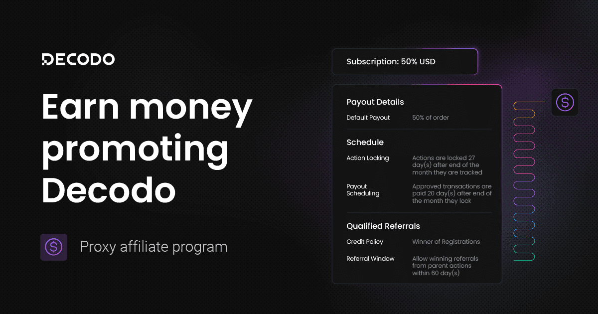 Join Proxy Affiliate Program and Get Paid